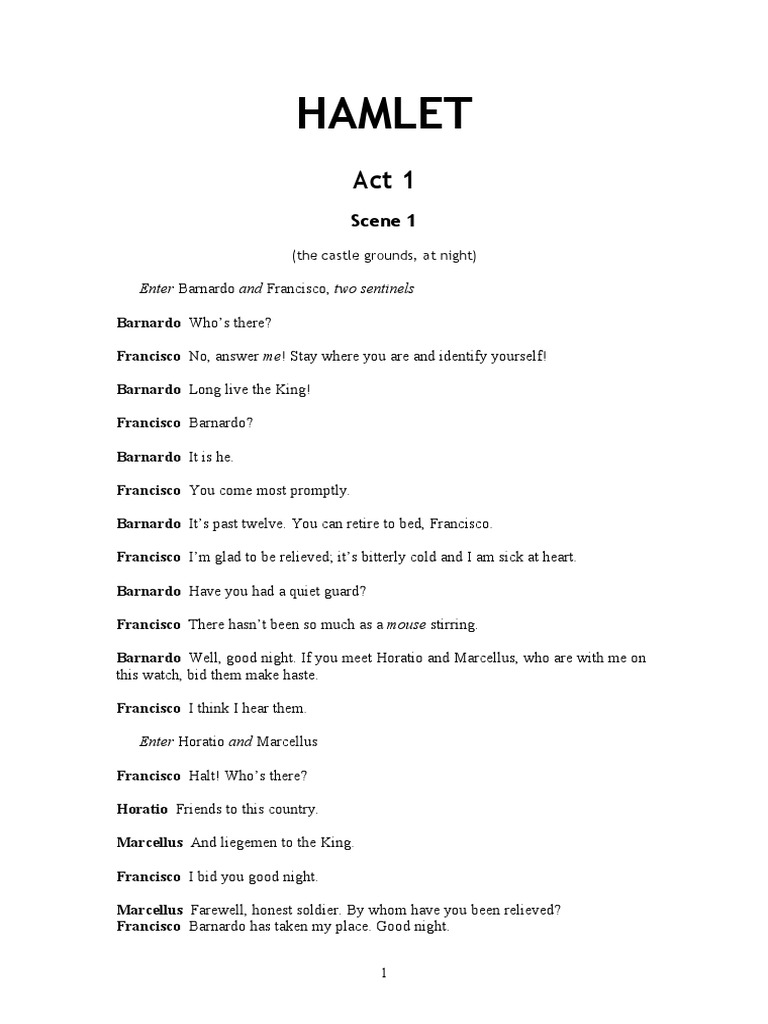 Shakespeares Hamlet in Plain English | PDF | Hamlet | Ghosts