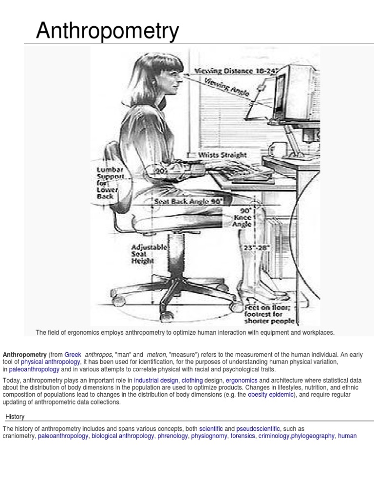 Anthropometry | PDF | Anthropometry | Anthropology