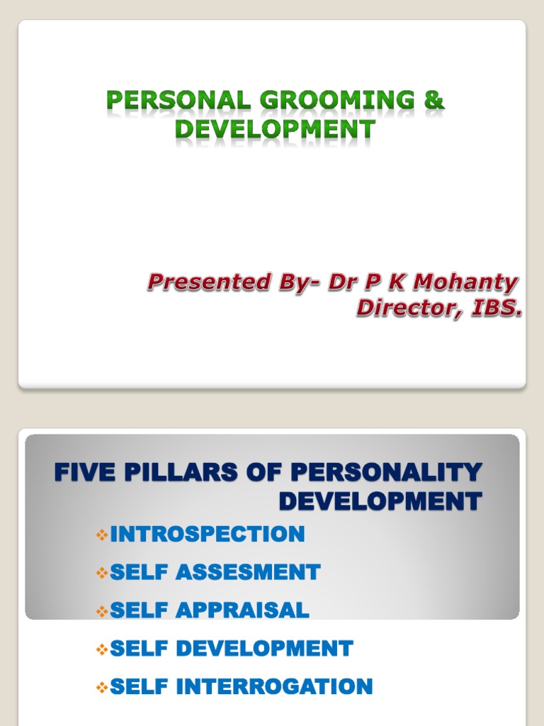 Five Pillars of Personality Development | PDF | Emotions | Self