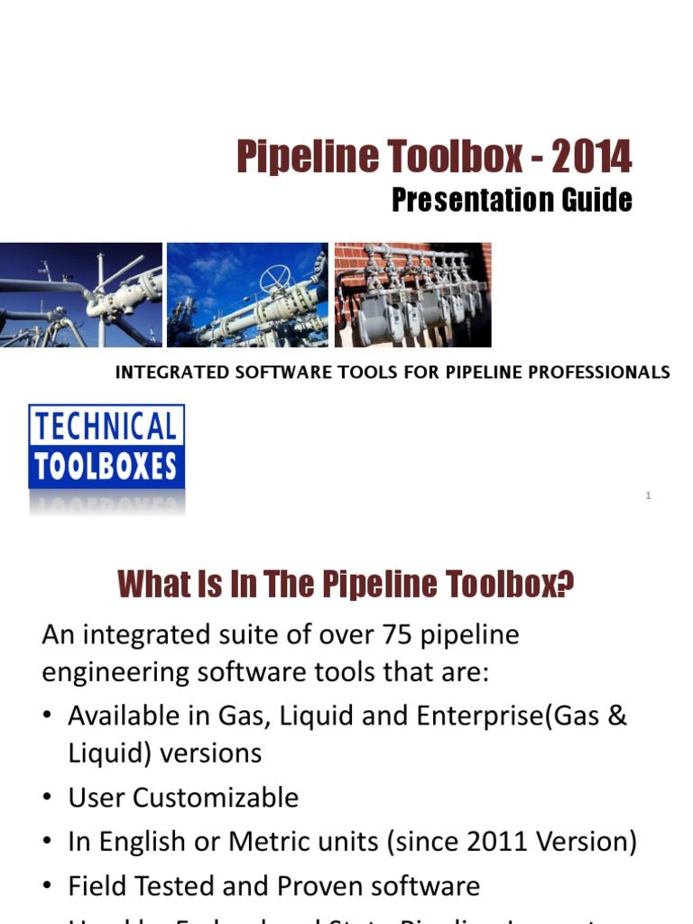 Pipeline Toolbox Guide | PDF | Pipeline Transport | Pipe (Fluid Conveyance)