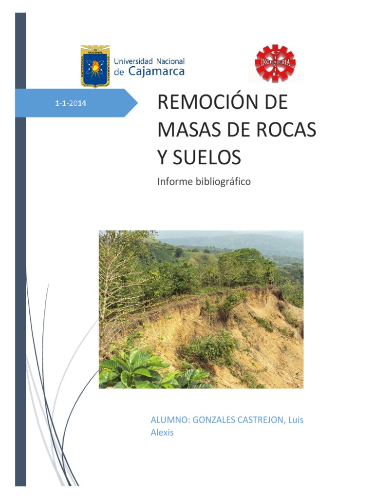 Remocion de Masas de Rocas y Suelos | PDF