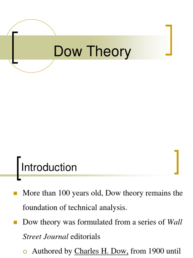 Dow Theory: The Foundation of Technical Analysis | PDF | Market Trend ...