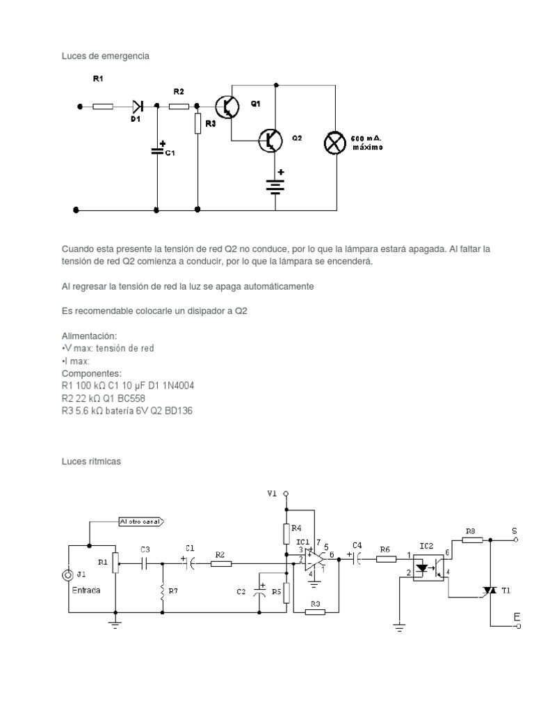 Circuitos Basicos | PDF | Amplificador operacional | Micrófono