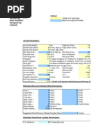 Raymer Simplified Aircraft Design Spreadsheet | PDF | Landing Gear ...