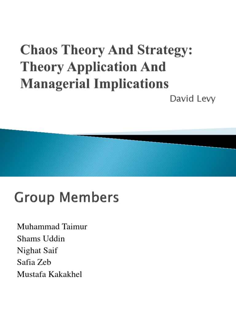 Complexity Management | PDF | Chaos Theory | Strategic Management
