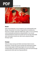 Adat Merenjis Dan Bersanding | PDF