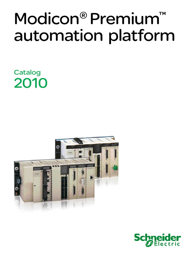 Modicon Premium Cata | PDF | Programmable Logic Controller | Computer Data Storage