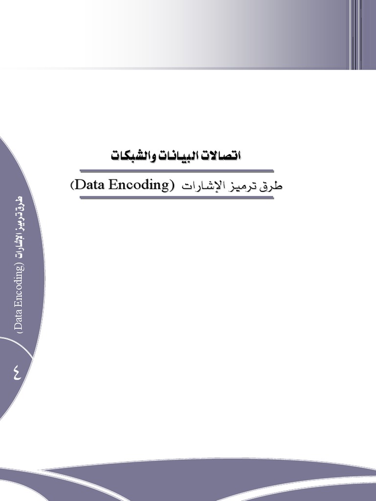 Data Encoding | PDF | Computers