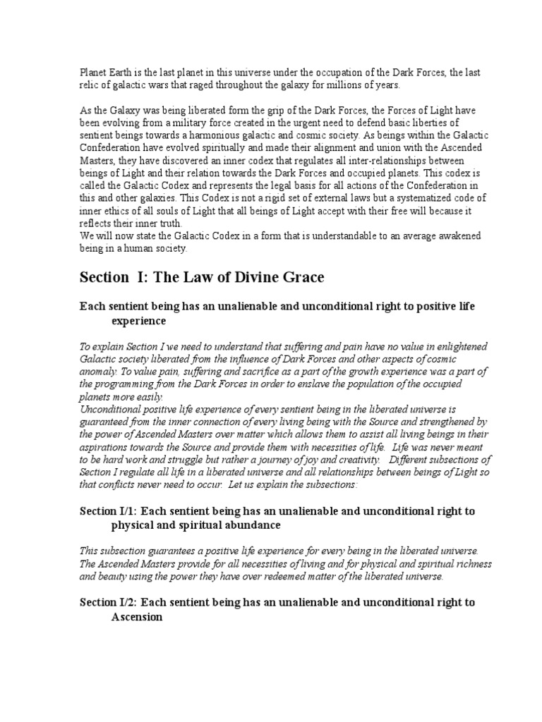 Galactic Codex | PDF | Ascended Master | Galaxy