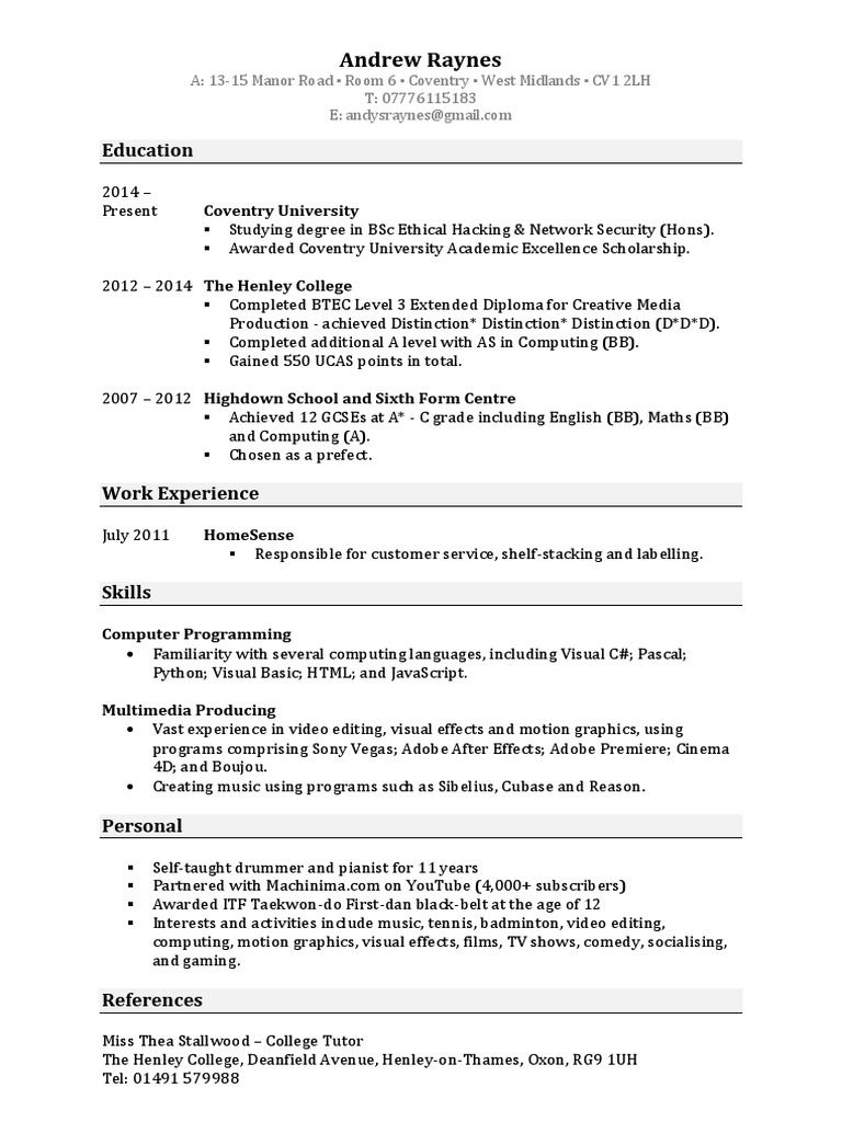 Aspiring Ethical Hacker's Profile | PDF | Business