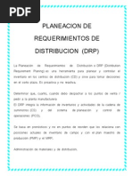 Estructura de La DRP | PDF | Logística | Planificación