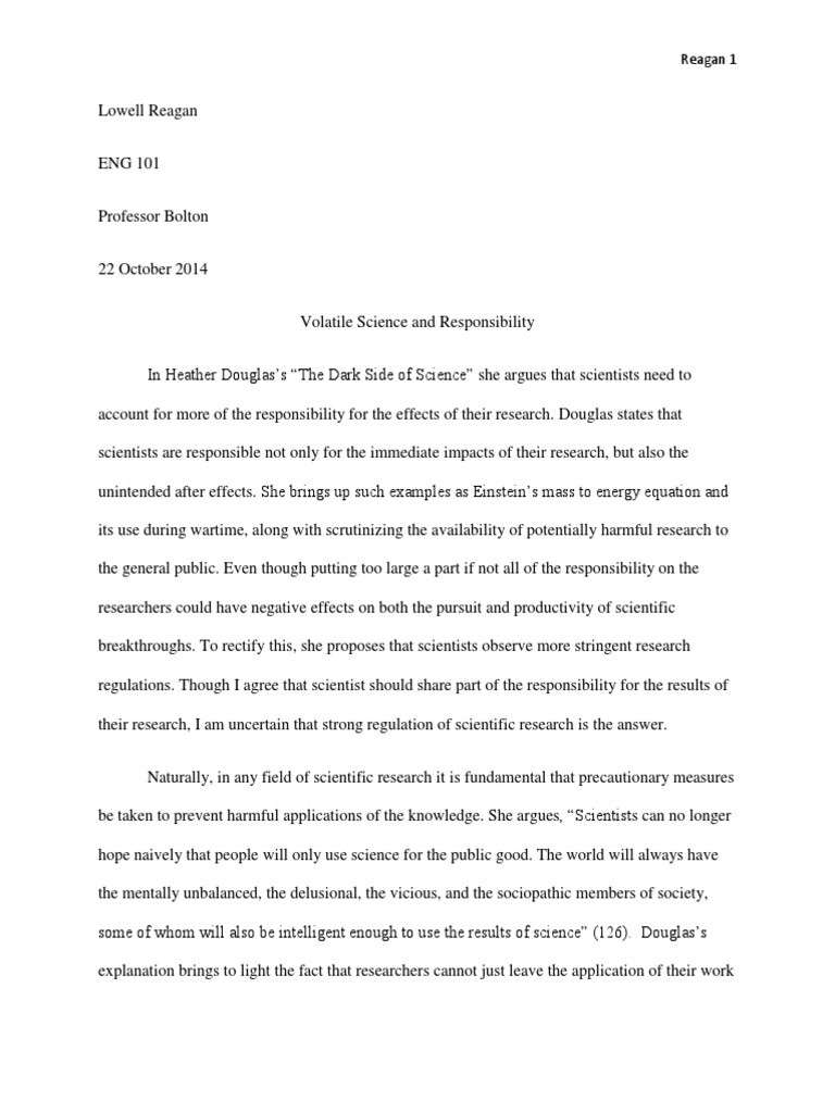 Text Analysis Response Final V1 Scientist Science
