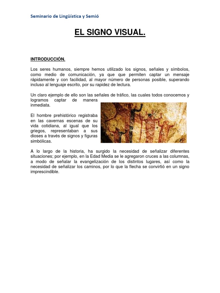 El Signo Visual | PDF | Los símbolos | Semiótica