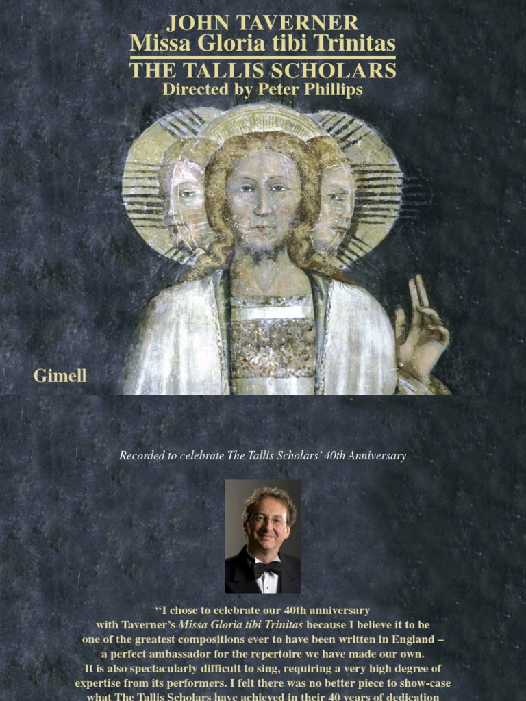 Taverner Missa Gloria Tibi Trinitas | PDF | Leisure | Religion And Belief
