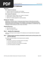 Module 11: Ipv4 Addressing: Introduction To Networks V7.0 (Itn) | PDF | Ip Address | Computer ...