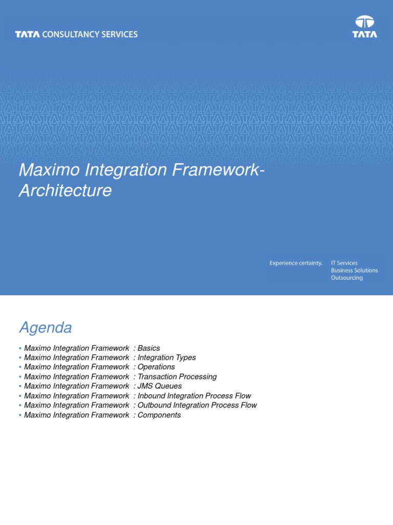 Maximo Integration Framework - Architecture1.0 | PDF | Service Oriented Architecture | Software ...