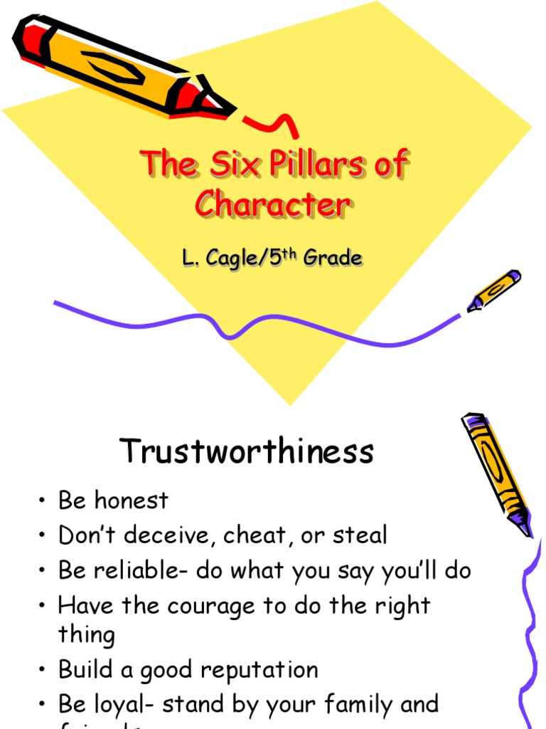 Six Pillars of Character for Kids | PDF | Wellness