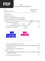 Cbse Class 1 Maths Question Paper FA 1 | PDF
