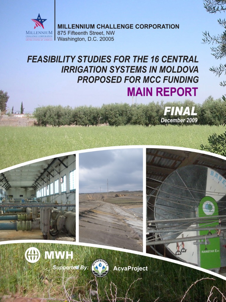 MWH Feasability Study Main Report - Eng | PDF | Water Resources ...