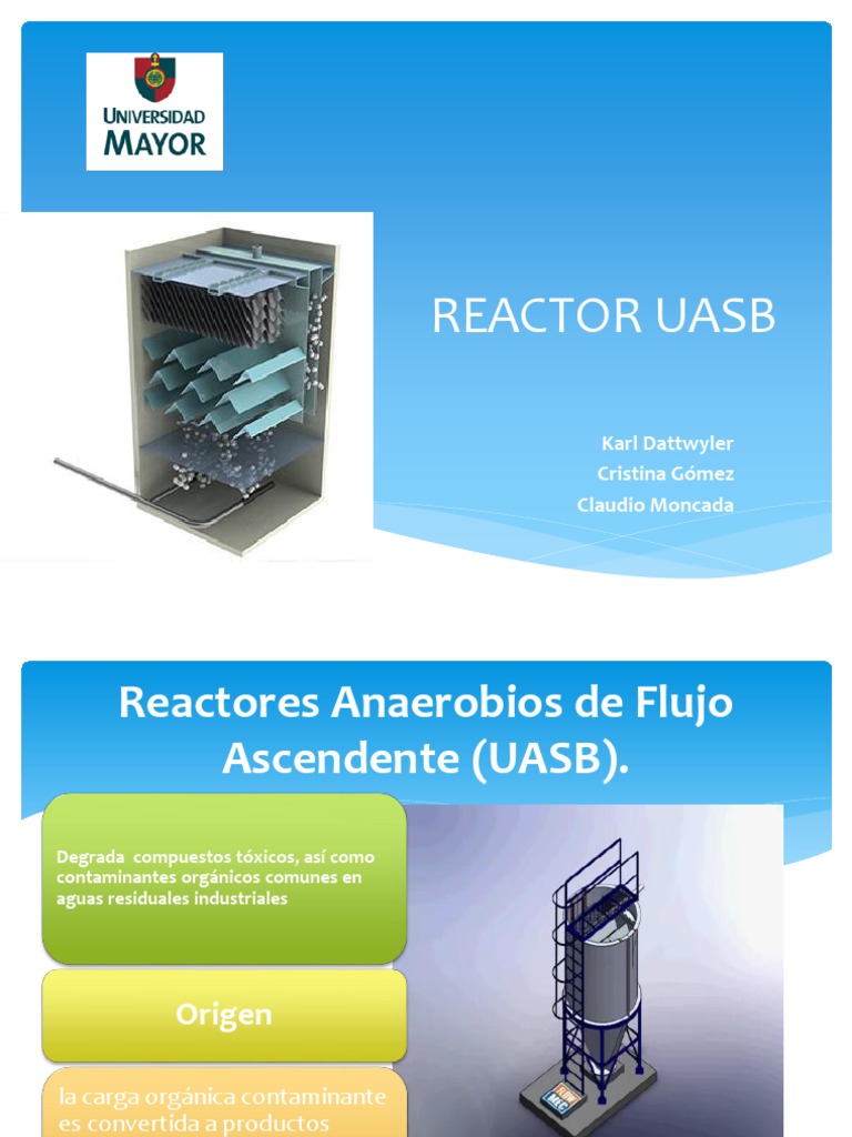 Reactor Uasb PPT Mio | PDF | Aguas residuales | Residuos