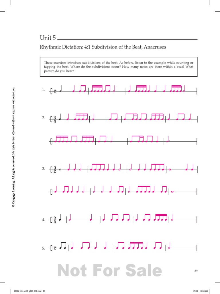 Music For Ear Training | PDF | Melody | Musical Techniques