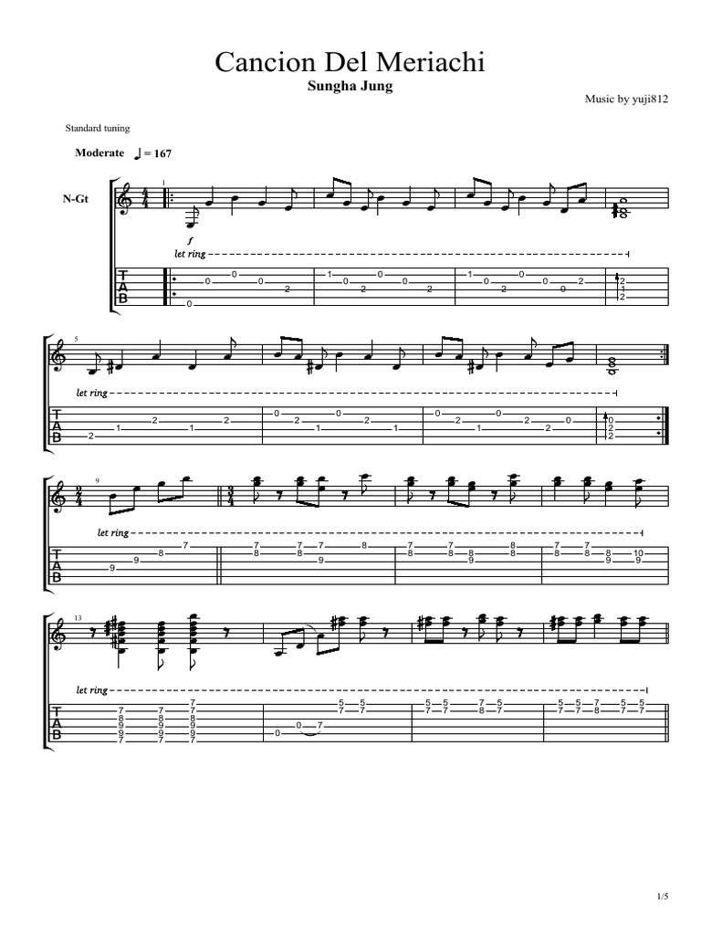 Cancion Del Mariachi | PDF