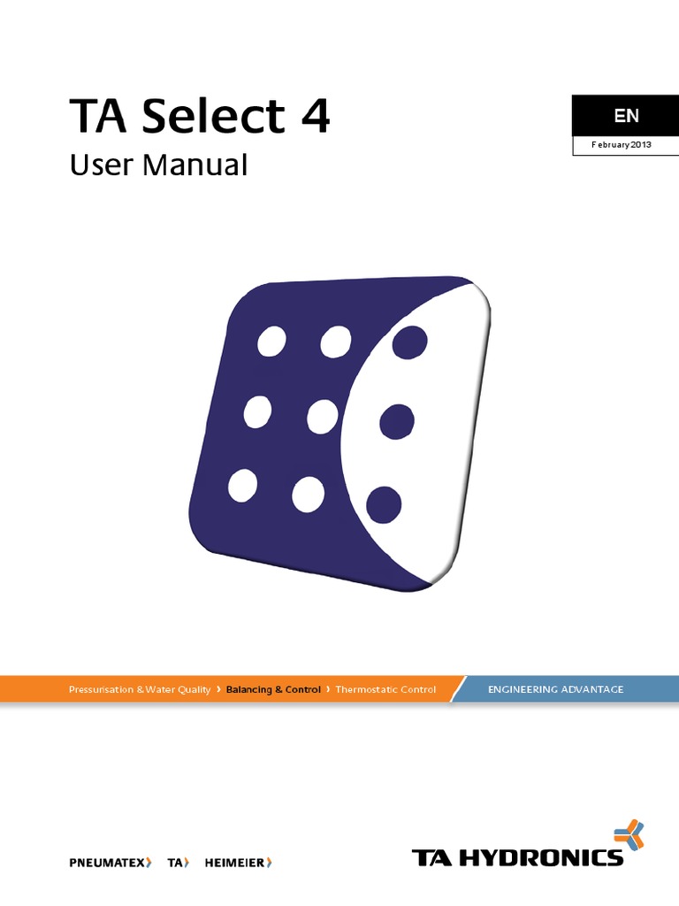 TA Select | PDF | Valve | Tab (Gui)