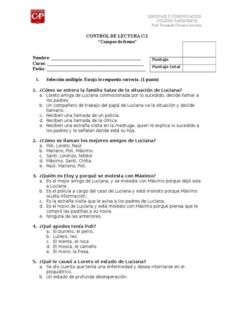 Campos de Fresas | PDF