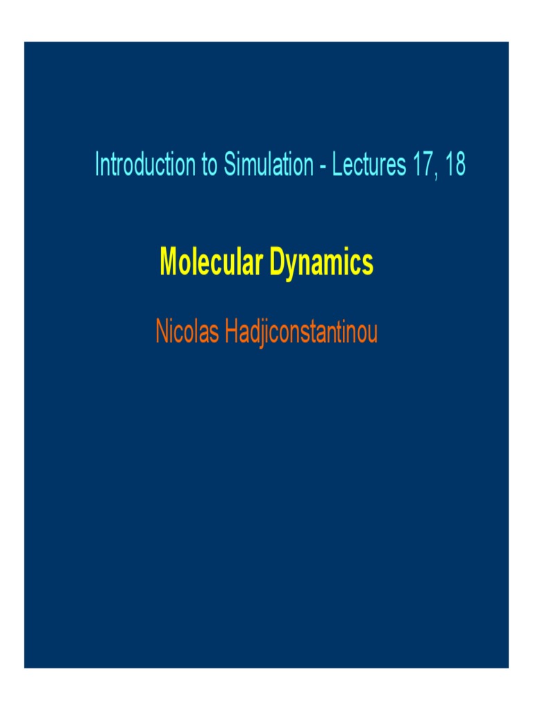 Lectures17 18 | PDF | Statistical Mechanics | Mathematical Physics