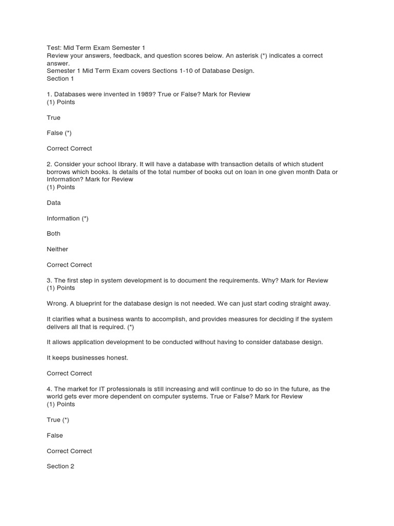 Midterm | PDF | Data Model | Databases