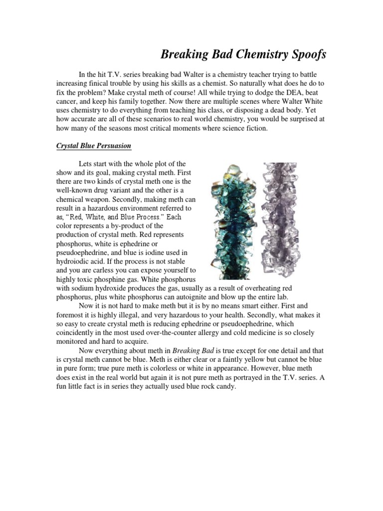5 Things About Breaking Bad You Didnt Know | PDF | Explosive Material ...