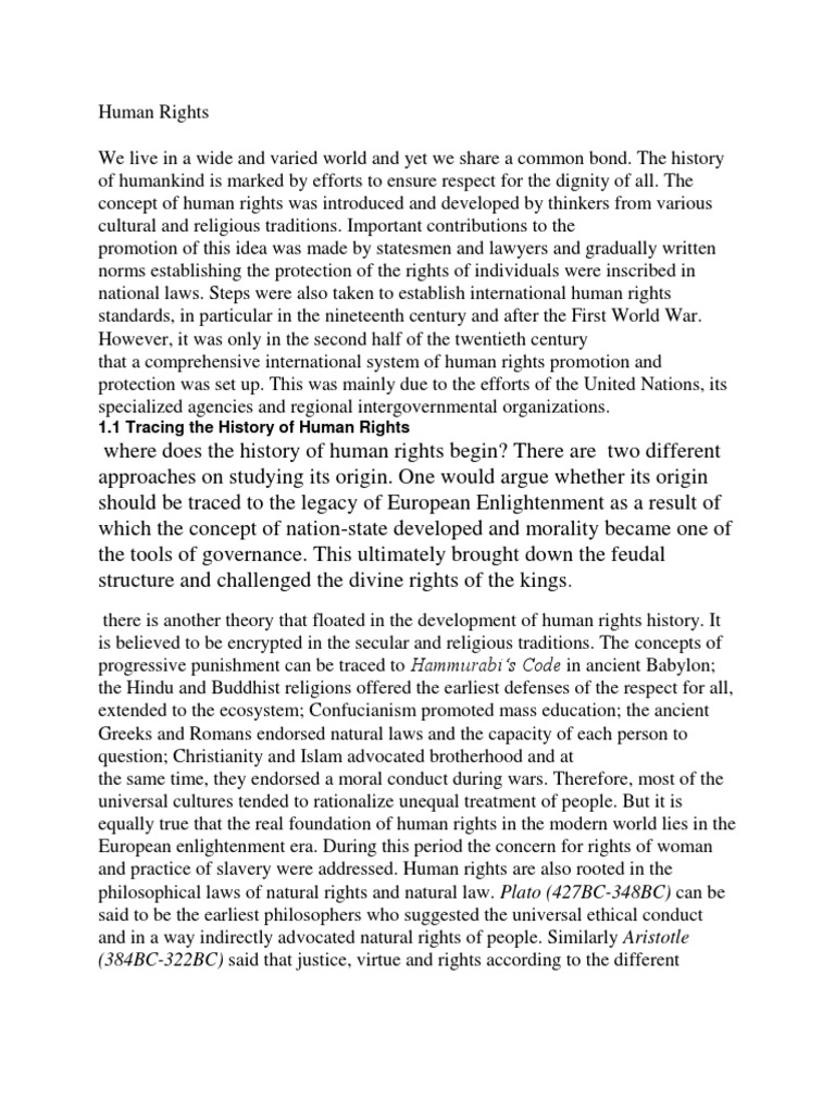 Human Rights | PDF | Natural And Legal Rights | Human Rights
