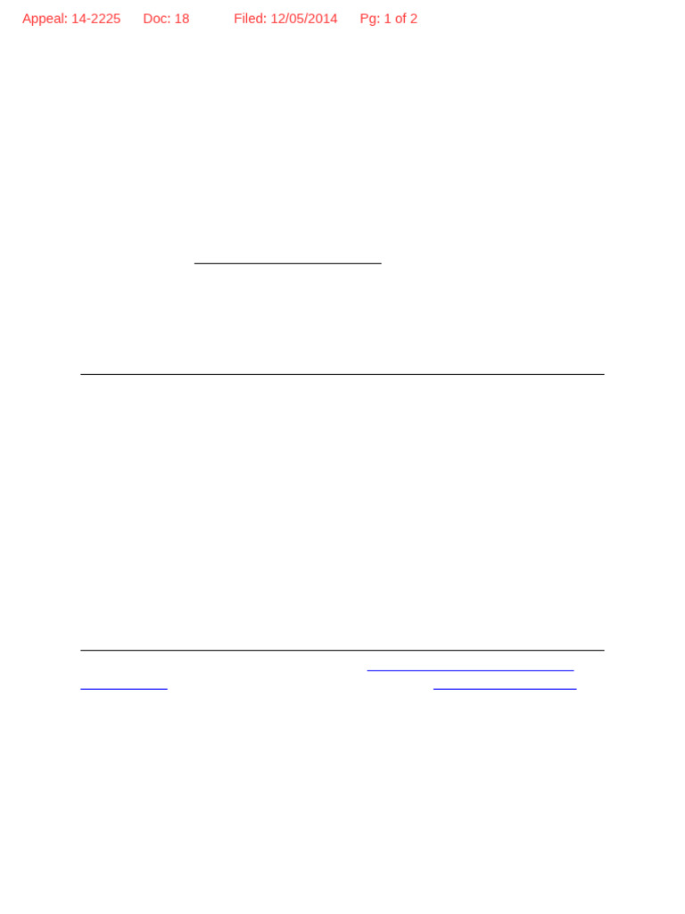 United States Court of Appeals For The Fourth Circuit: Fourth Circuit ...