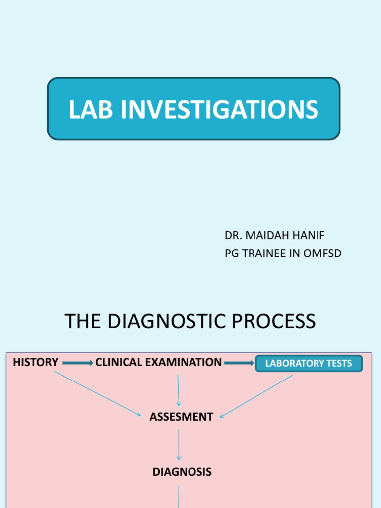 Laboratory Investigations Overview | PDF | White Blood Cell | Anemia