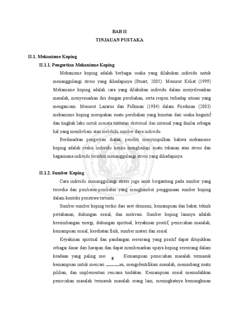 Mekanisme Koping | PDF