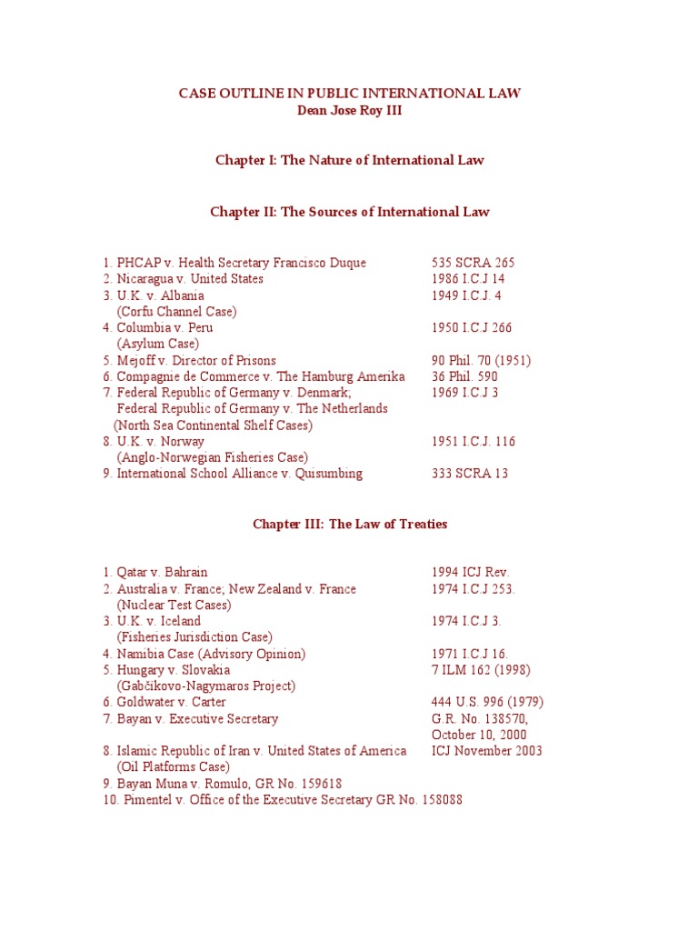 2014 Pil Case List | PDF