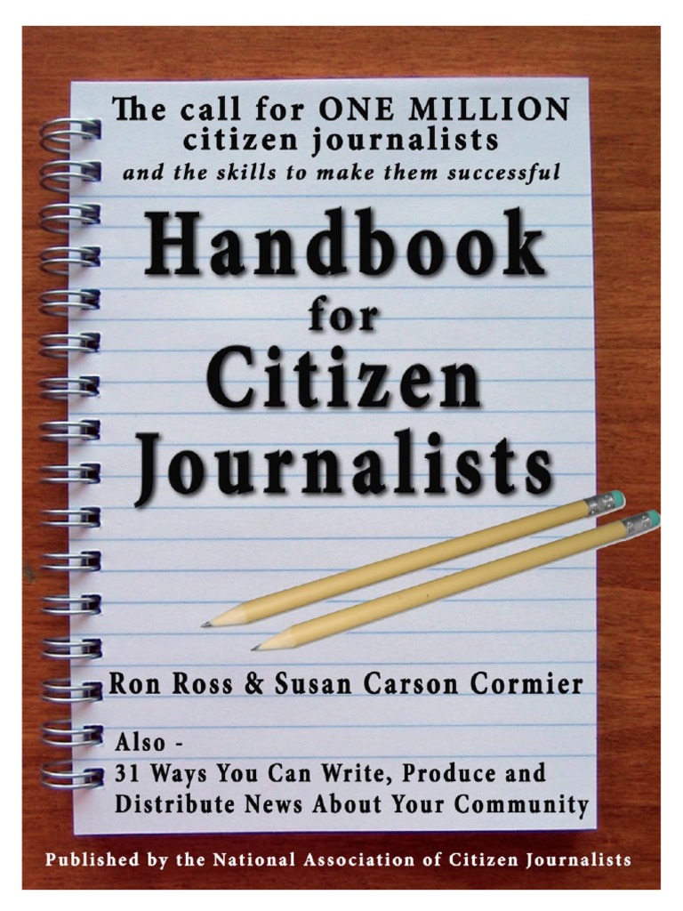 Handbook For Citizen Journalists | PDF | Journalism | News