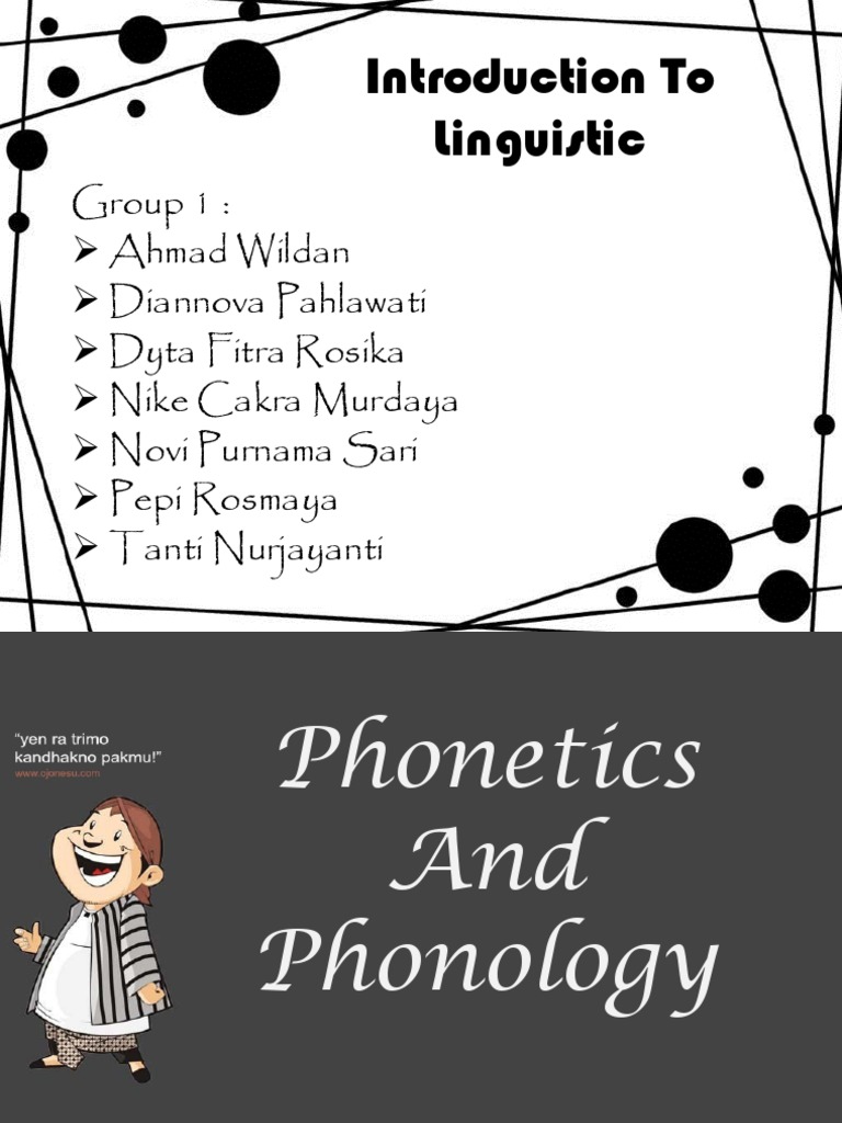Introduction To Linguistics | PDF | Syllable | Consonant