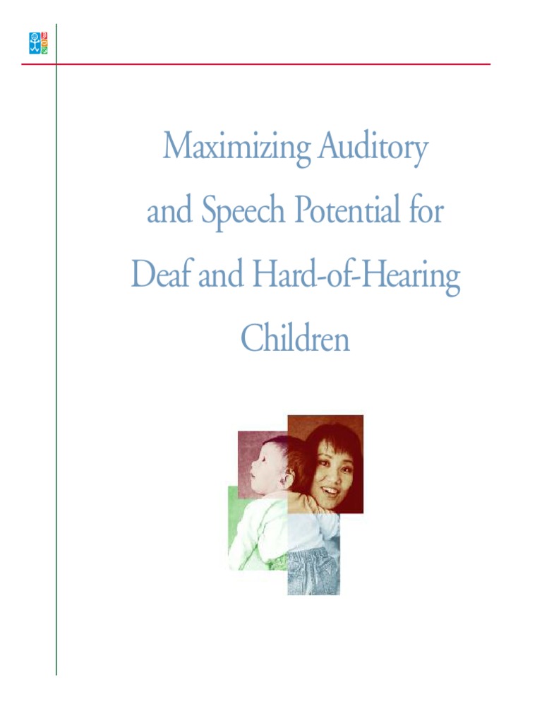 Maximizing Auditory Slides | Download Free PDF | Hearing Loss | Hearing Aid