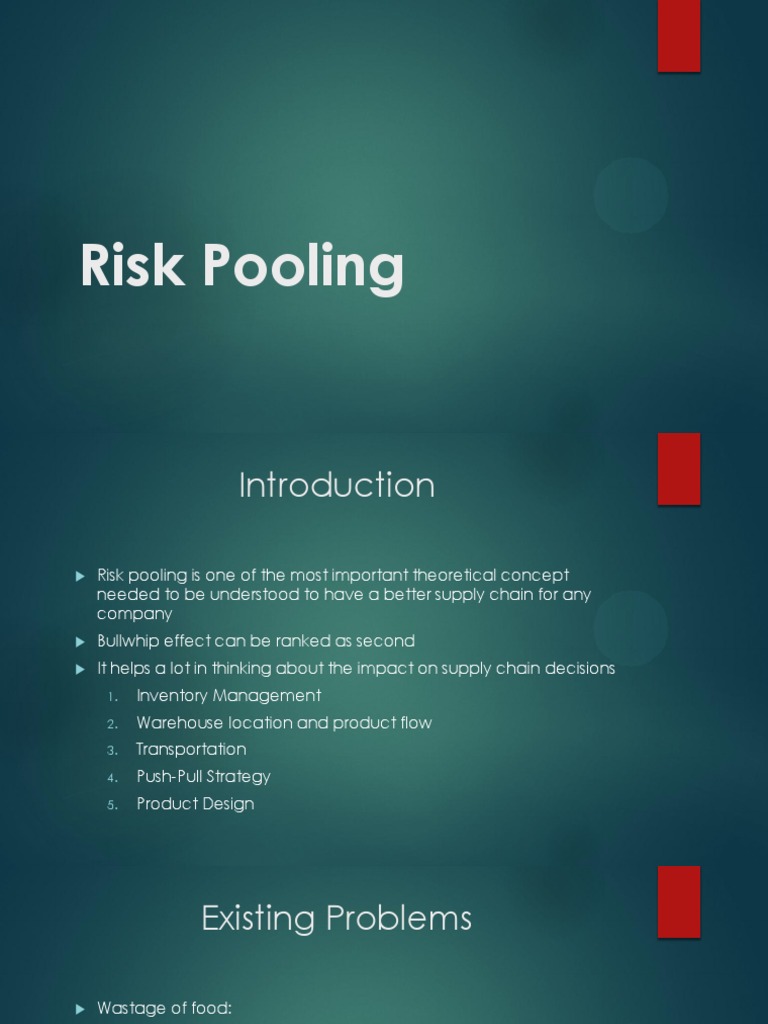 Risk Pooling | PDF | Inventory | Risk