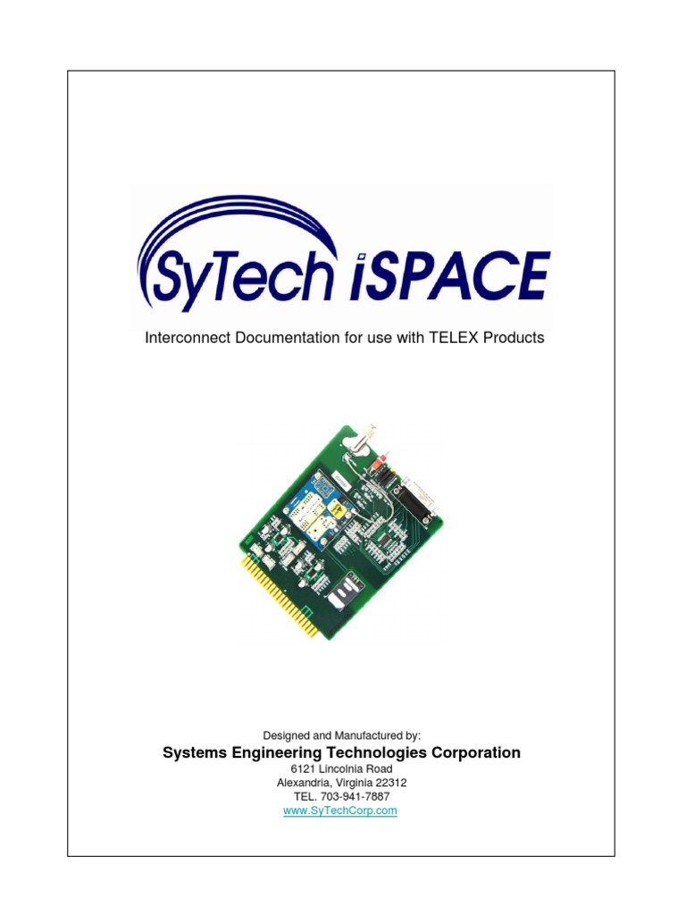 SyTech ISPACE - ICD Telex Products | PDF | Computer Networking ...