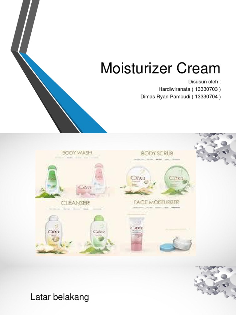 Moisturizer Cream | PDF