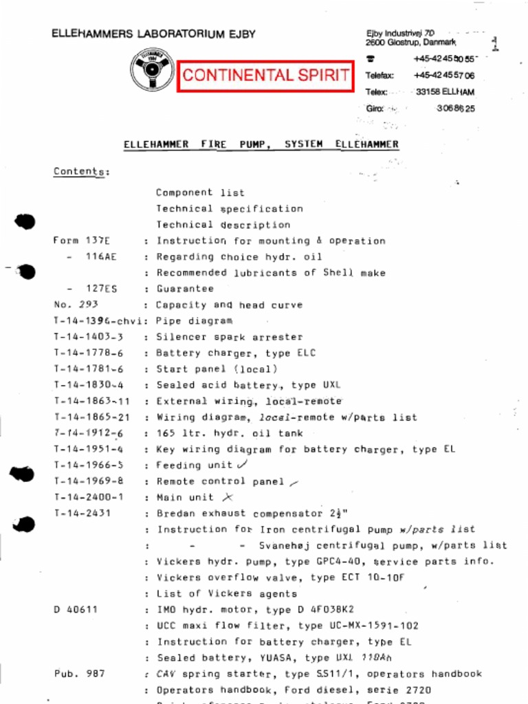 P 08 Emergency Fire Pump Pdf Pdf