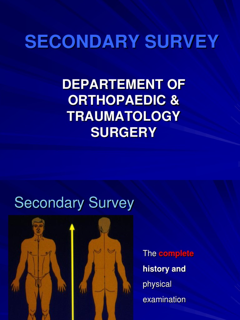 Secondary Survey in Trauma Assessment | PDF | Major Trauma | Health ...