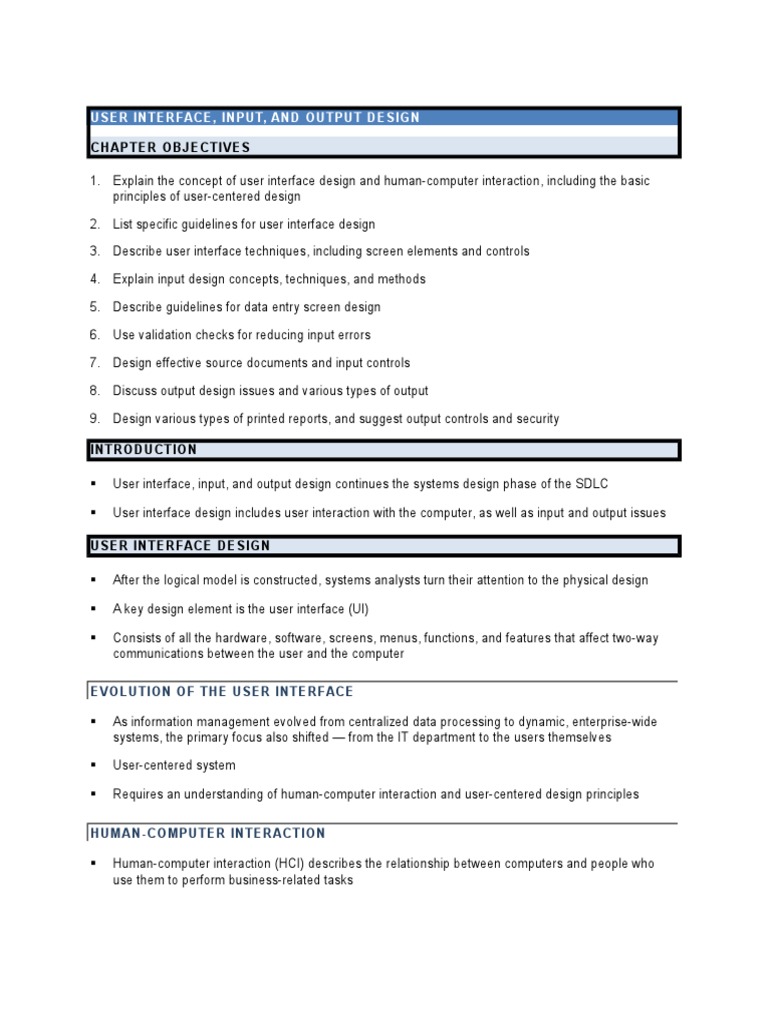 MID LEC 2 User Interfaec Design | PDF | Graphical User Interfaces | User Interface Design