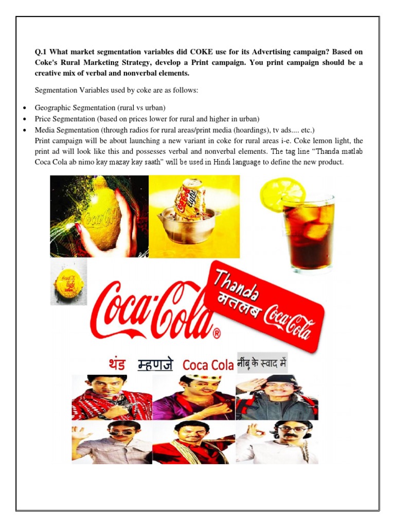 Thanda Matlab Coca-Cola Campaign Analysis | PDF | Coca Cola | Advertising
