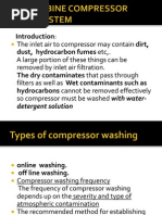 GE Compressor Water Wash System | PDF | Valve | Gas Turbine
