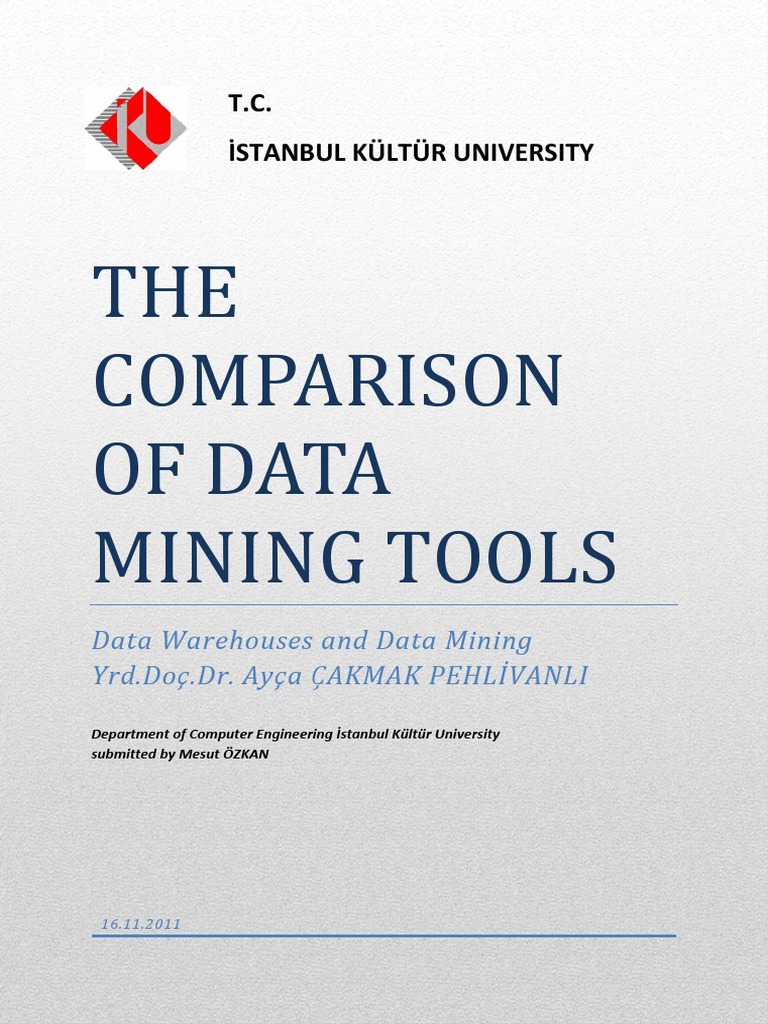 Comparing Open Source Data Mining Tools Pdf R Programming Language Data Mining