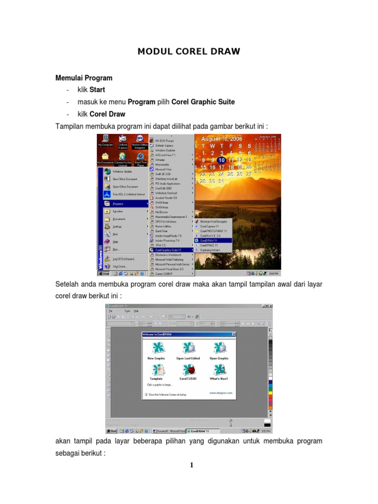 Coreldraw - Tutorial | PDF