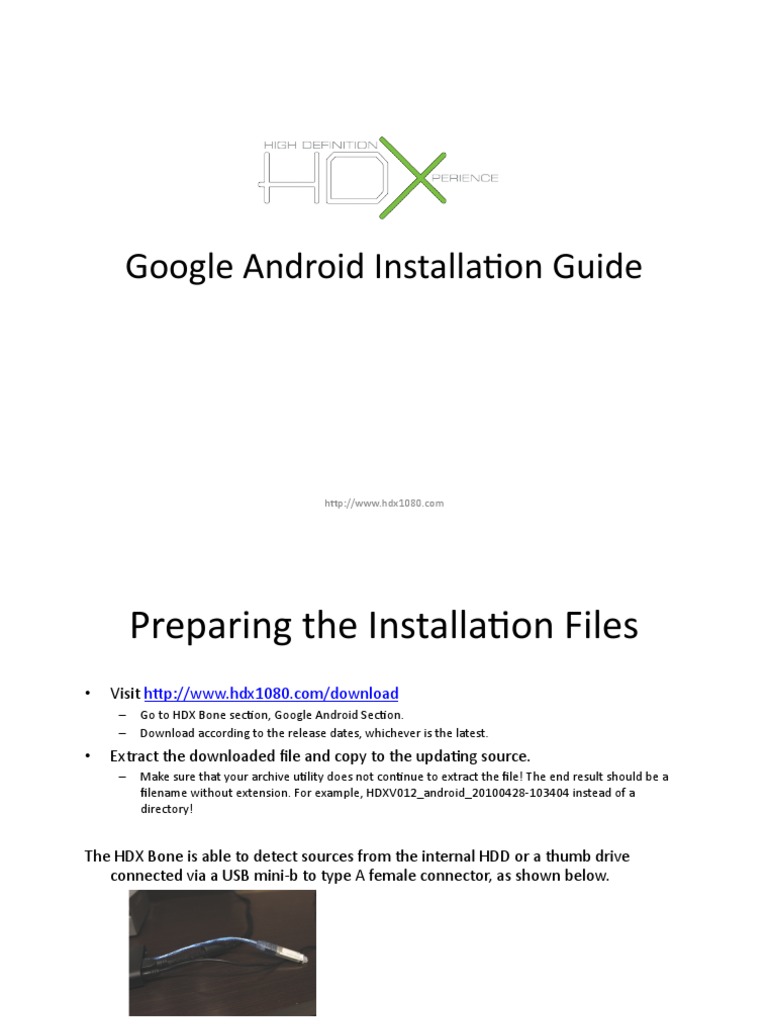Bone Android Guide | PDF | Android (Operating System) | Usb